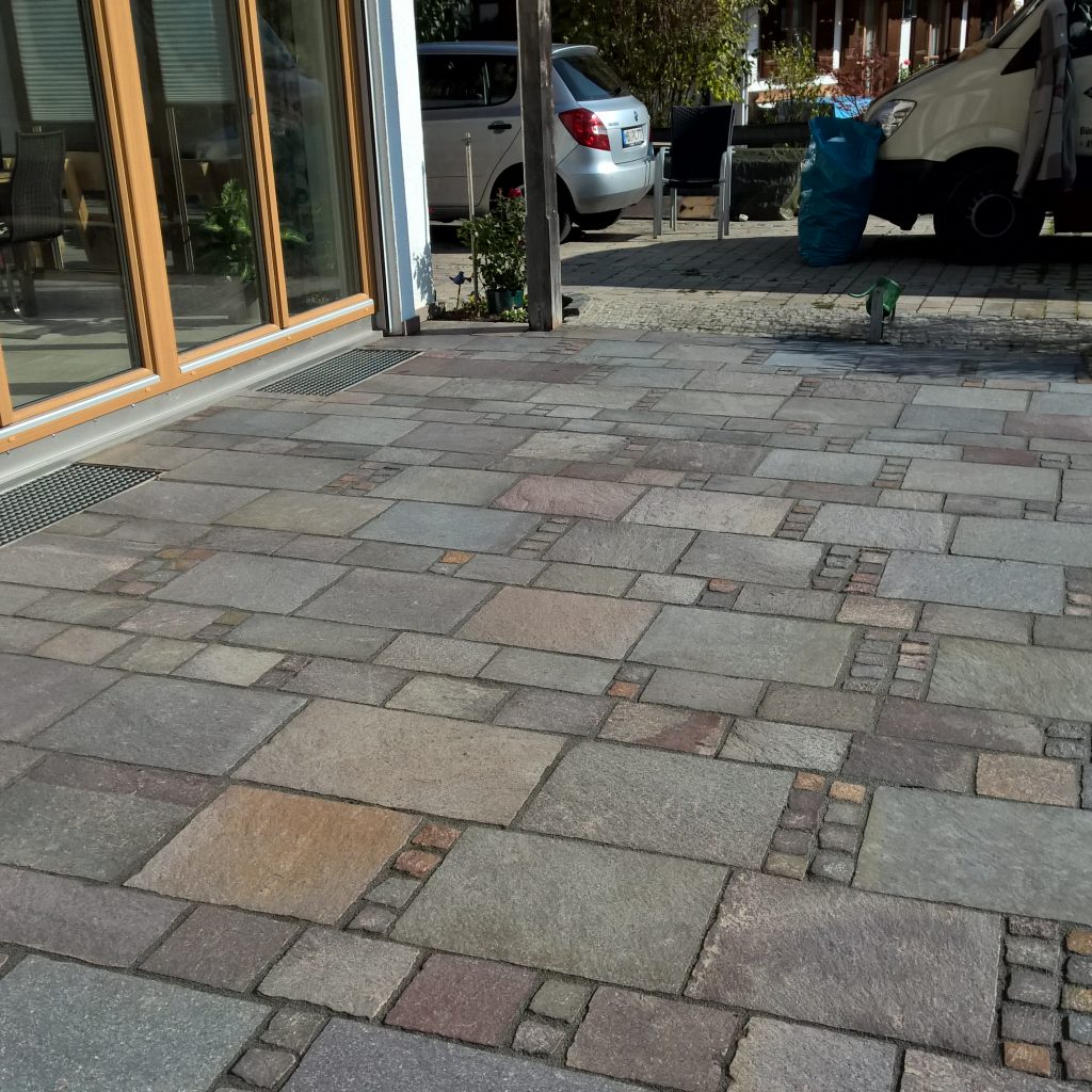 weitere Beispiele – Knappe Steinflächensanierung